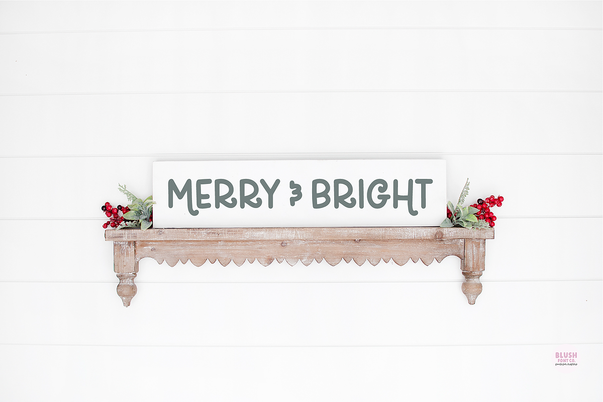 JOLLY CHRISTMAS Font Bundle, a Font by Blush Font Co.