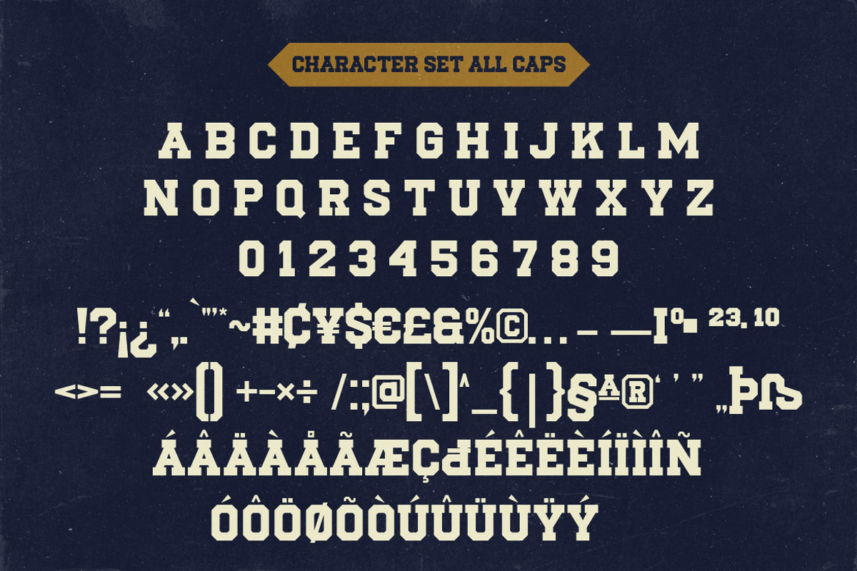 Meta Courage Varsity Font, a Slab Serif Font by Burhan Afif