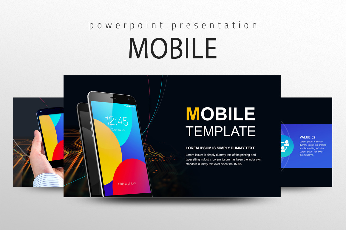 Mobile PPT Template