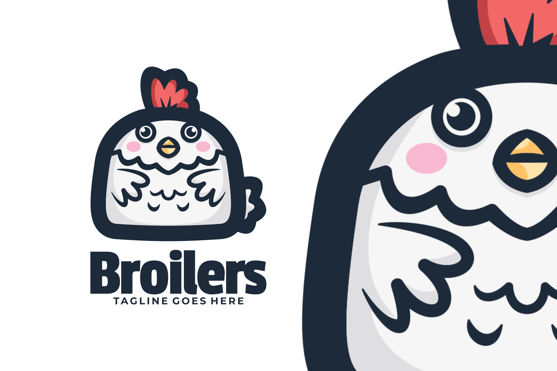 Broilers Logo, a Branding & Logo Template by lelevien