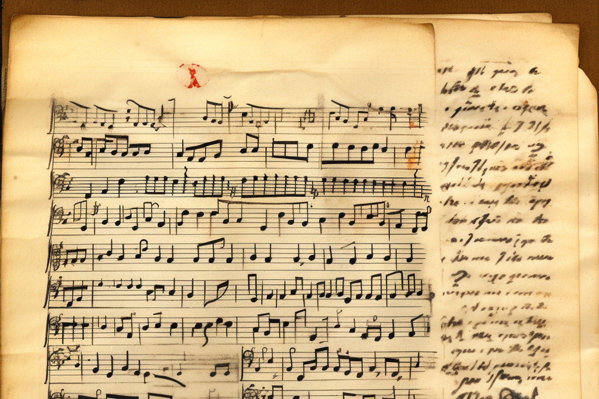 Vintage Musical Notes