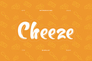 Cheeze Bubbly Display Font, a Serif Font by infernostudio3