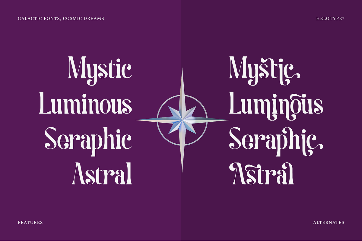 Moonveil Stellarion: Galactic Font