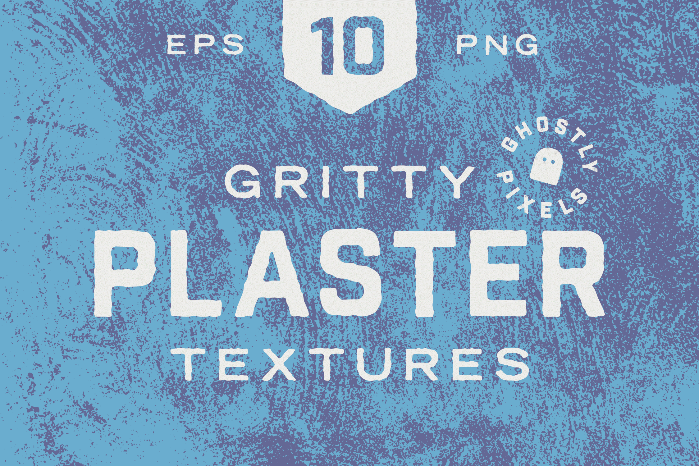 Gritty Plaster Textures, a Texture Graphic by GhostlyPixels