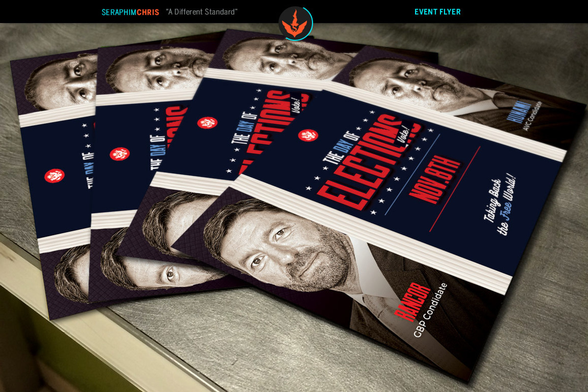 Election Flyer Template, a Flyer Template by SeraphimChris