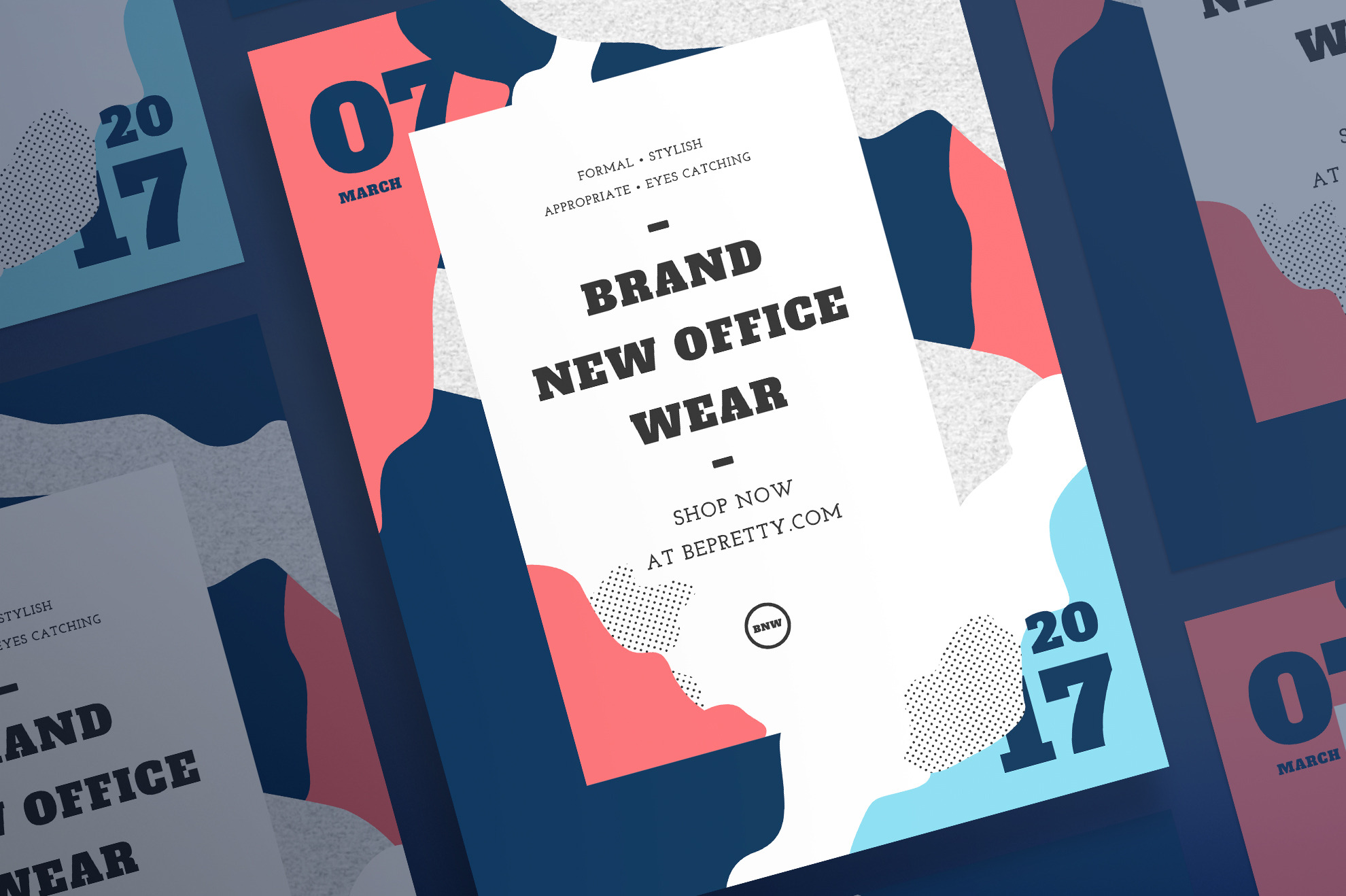 Posters | Office Wear, a Flyer Template by Amber Graphics