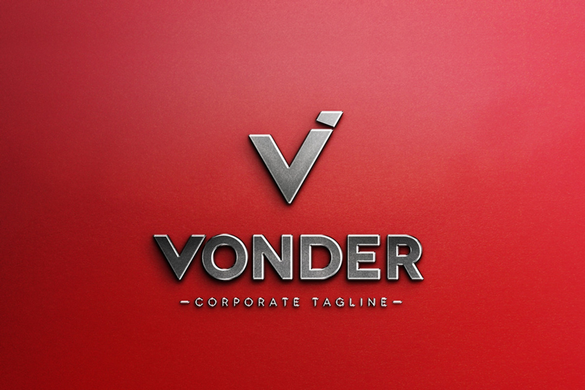 Vonder Corporate Logotype, a Branding & Logo Template by Snowboy Design