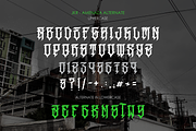 AMENAZA, a Blackletter Font by jakejarkor