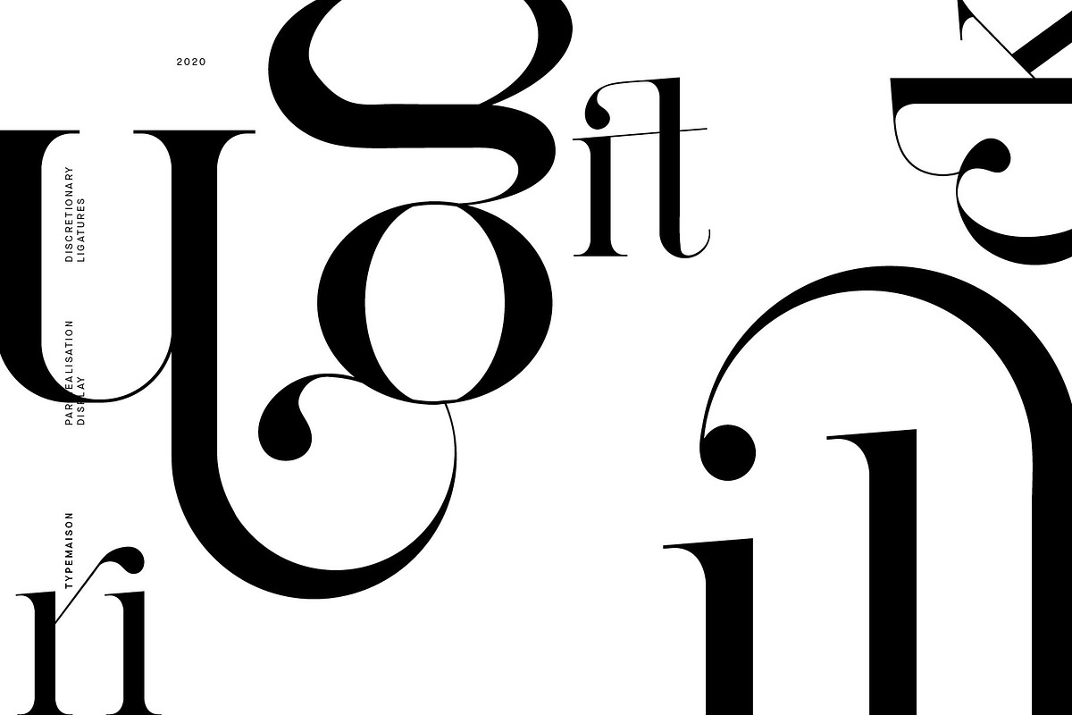 Par Realisation - Serif Typeface, a Serif Font by TypeMaison