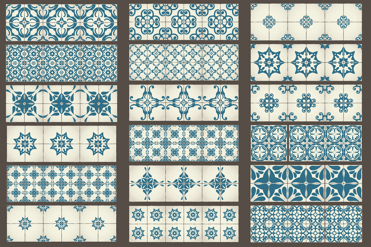 Tile Templates & Seamless Patterns, a Pattern Graphic by DeMih