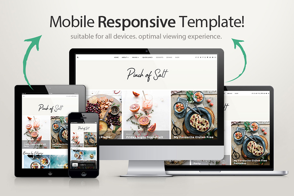 Pinch Of Salt WordPress Theme, a WordPress Template by KOBA themes