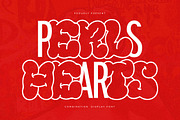 Perls Hearts Combine Display Font, a Sans Serif Font by Storytype Studio