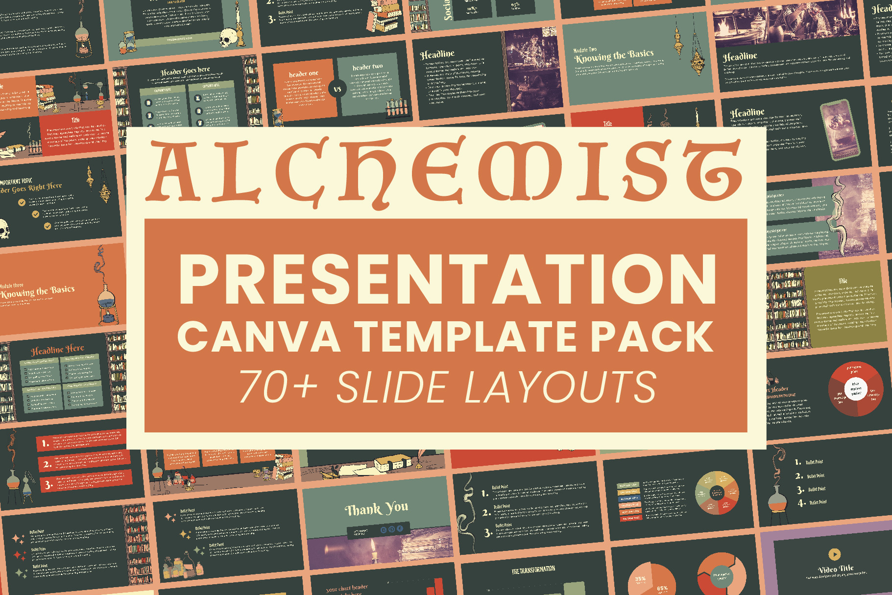 Alchemist Canva Presentation Slides, a Presentation Template by The ...