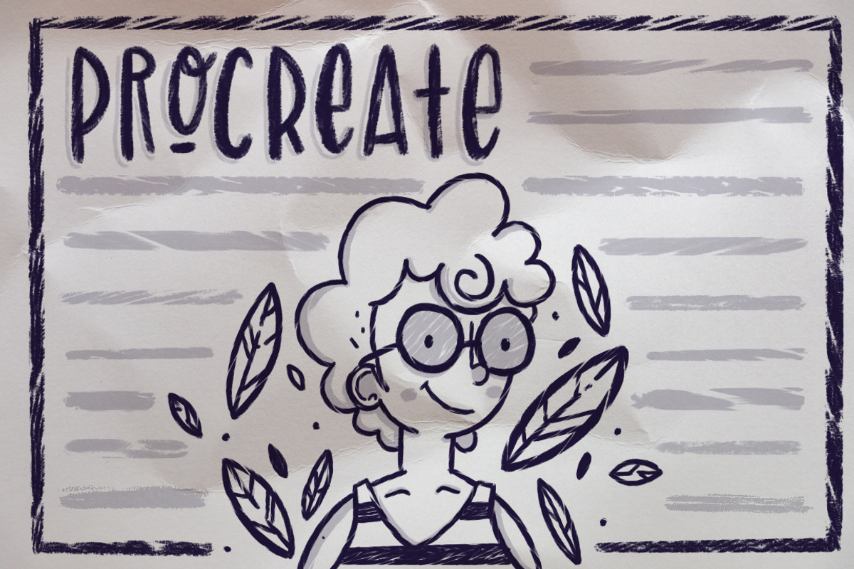 12 dry marker brushes - PROCREATE, a Brush Add-On by Andrea De Oliveira