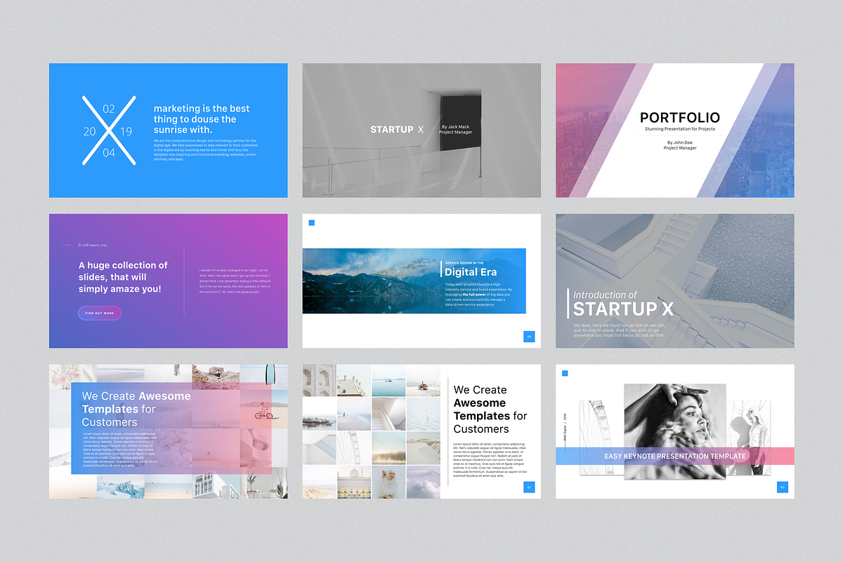 EASY - PowerPoint Template + Gift, a Presentation Template by Elizaveta ...