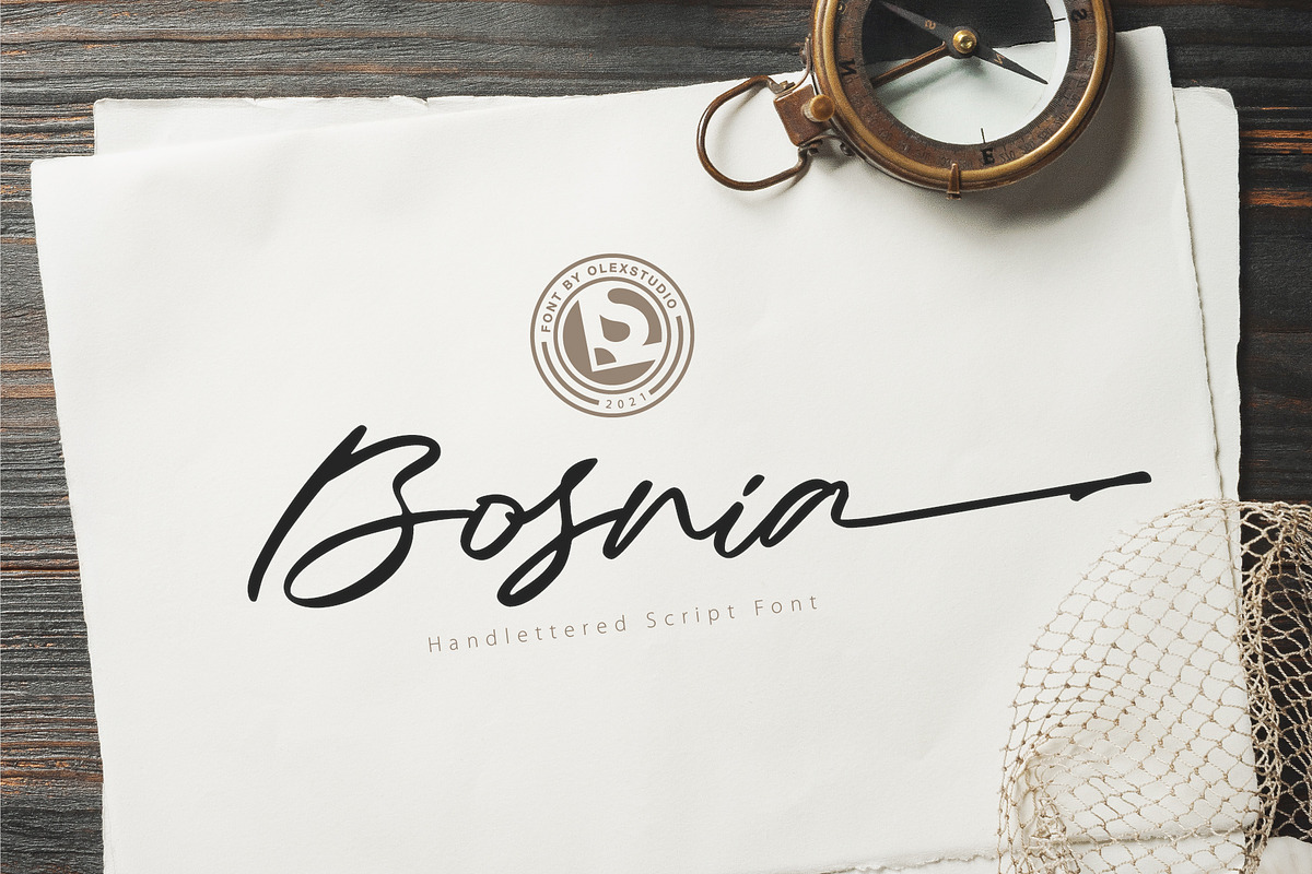 BOSNIA - Handwritten Script