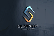Supertech - Letter S Logo, a Branding & Logo Template by Bintank Studio