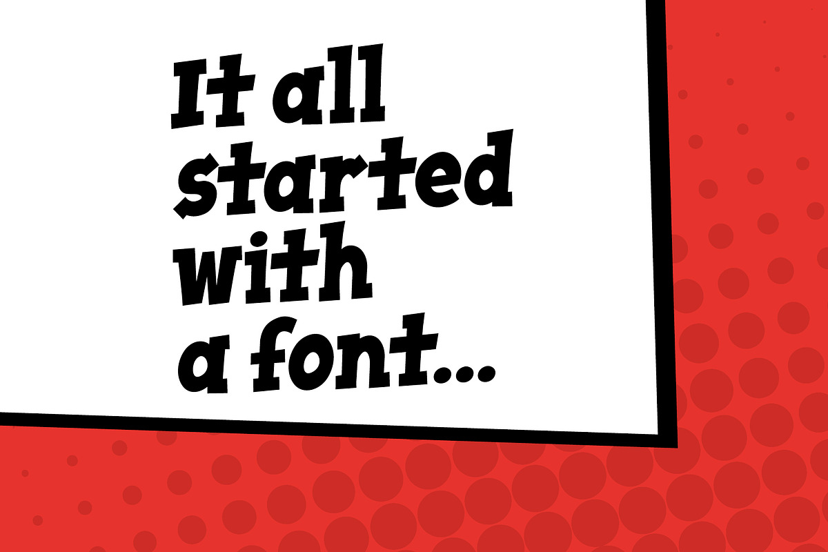 Wham! The best comic & superhero font!