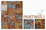 Rust Paintings 1 Textures, a Texture Graphic by rileyBgraphics