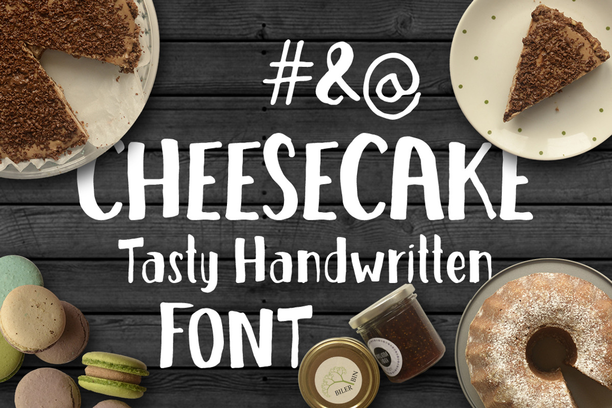 Cheesecake - Tasty Handwritten Font, a Sans Serif Font by Vitek Graphic