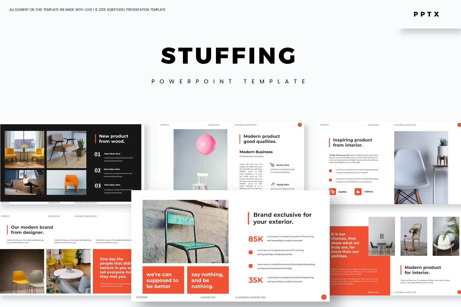 Stuffing - Powerpoint Template | Presentation Templates ~ Creative Market