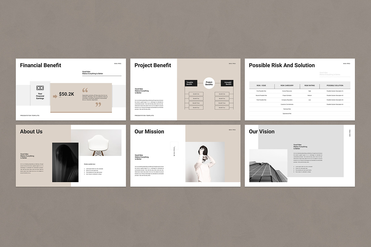 Project Proposal Presentation Layout, a Presentation Template by ...