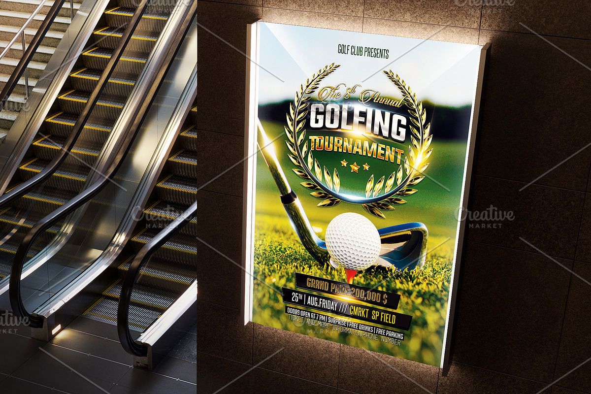 Golf Flyer, a Flyer Template by Basez Flyers