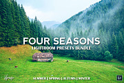 4 Seasons Lightroom Presets Bundle, an Action Add-On by Creativetacos