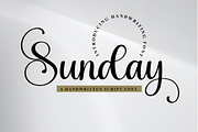 Sunday Font, a Script Font by QualityGraphics