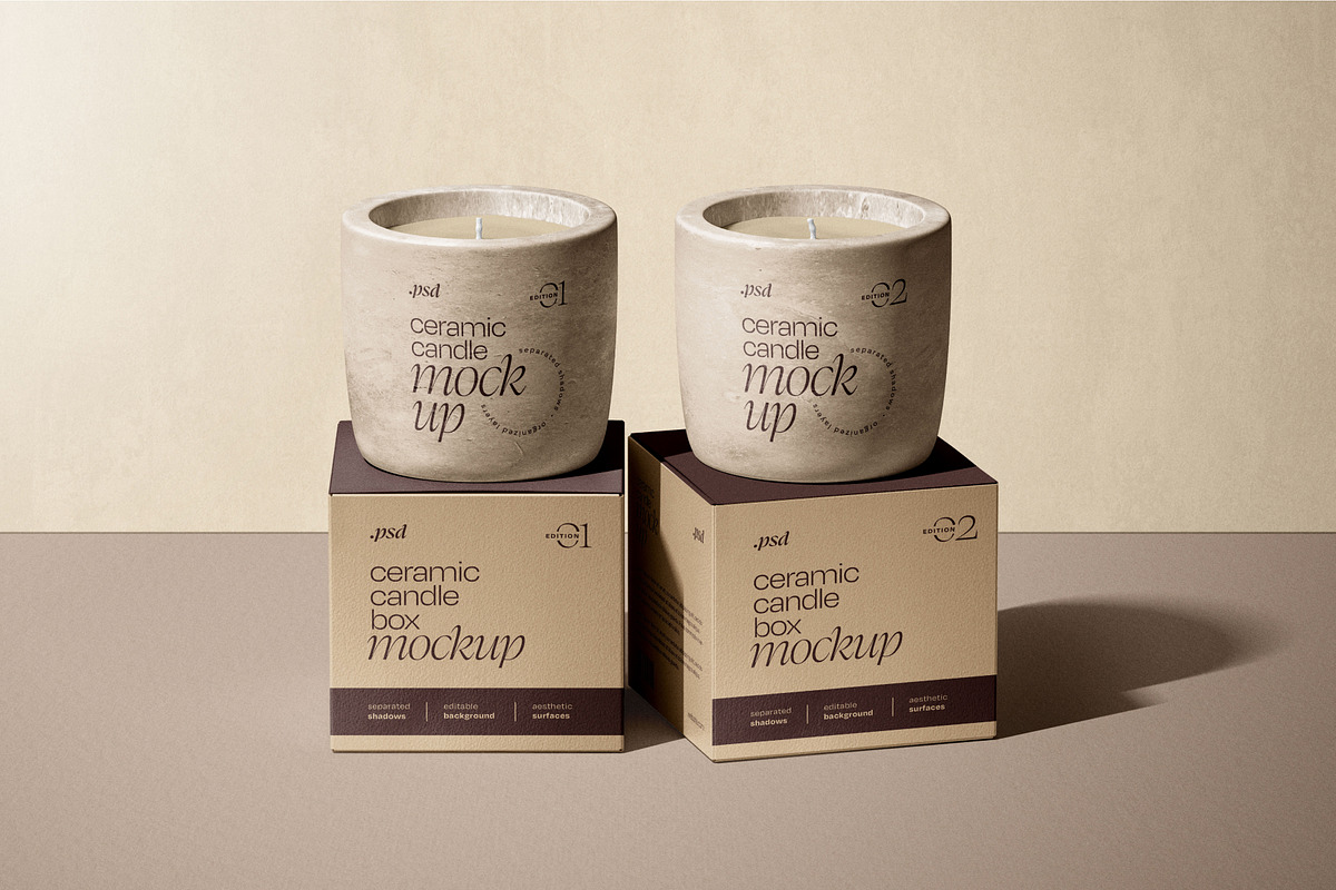 Candle Mockup Set