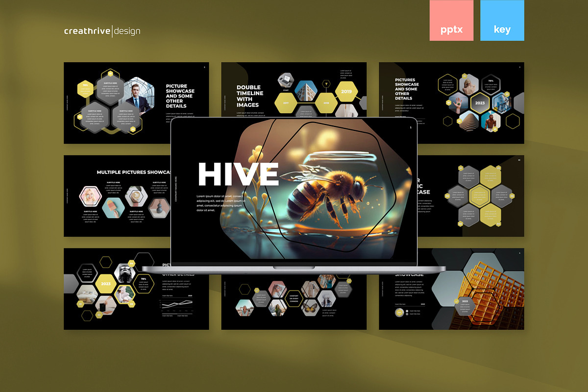 Hive Animated PowerPoint Template