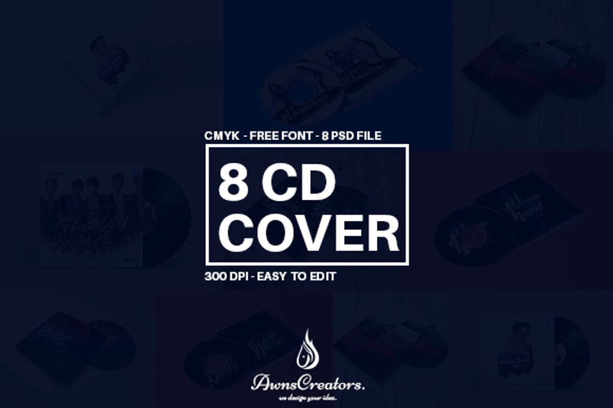 CD/DVD Album Cover Template, a Stationery Template by Awns Creators ...