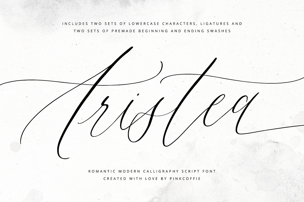 Aristea Modern Calligraphy Script Font