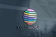 Color World Logo, a Branding & Logo Template by Josuf Media