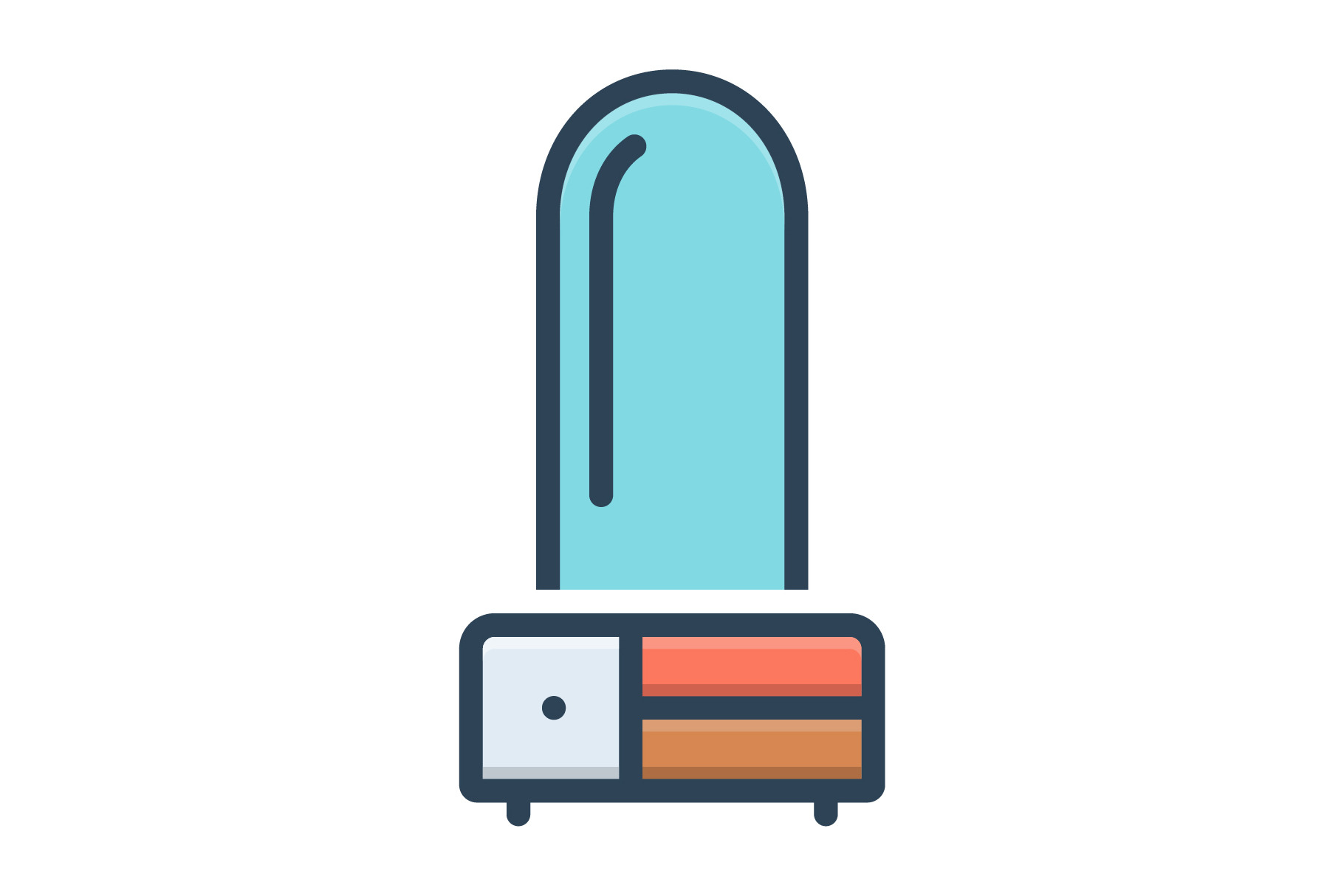 Mirror reflector icon, an Icon by Creative priyanka