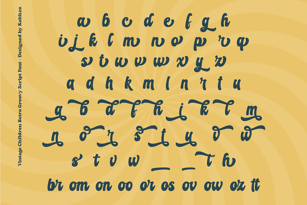 Vintage Children - Script Font | Creative Market