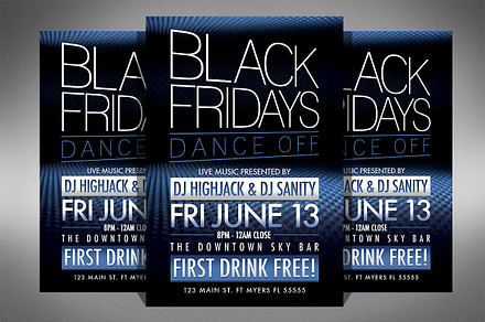 Gentlemen's Club Flyer, a Flyer Template by Creativenauts