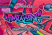 Timegoing a Graffiti Street Font, a Font by Allouse Studio