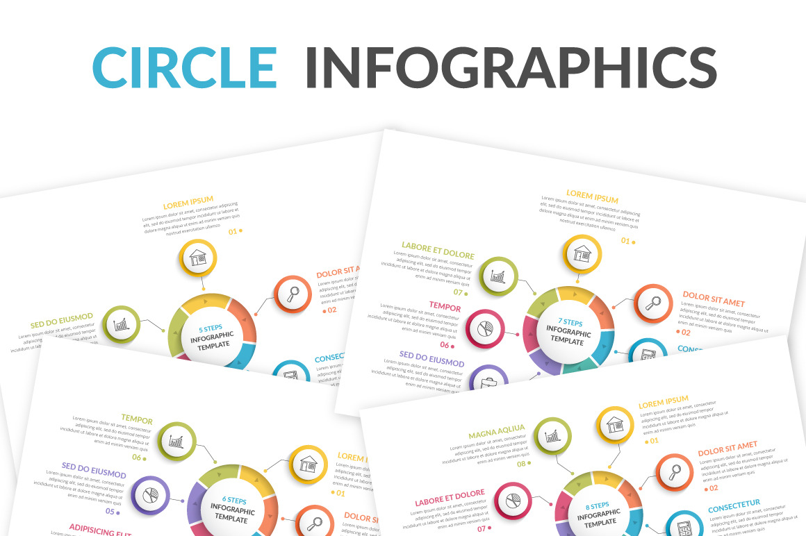 Circle Diagrams, a Graphic by PixMarket