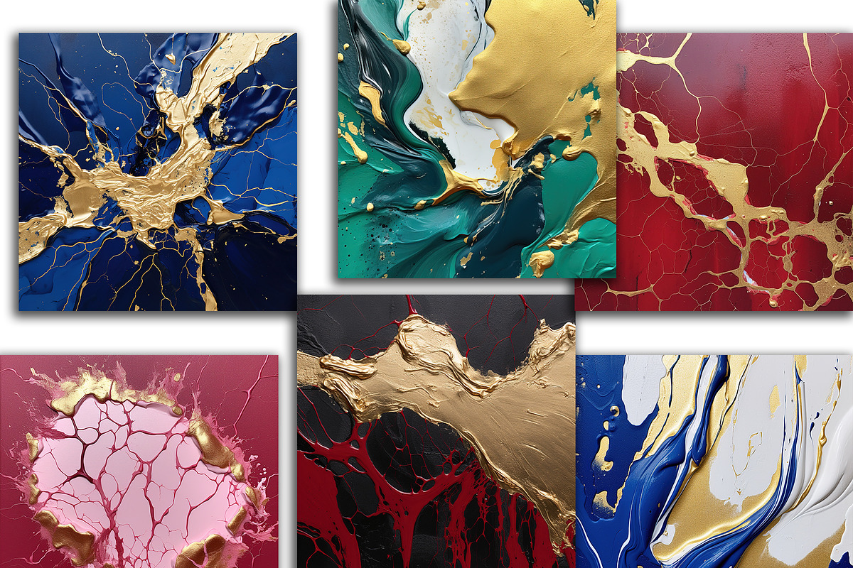 Liquid golden textures, a Texture Graphic by Glass Cat Design