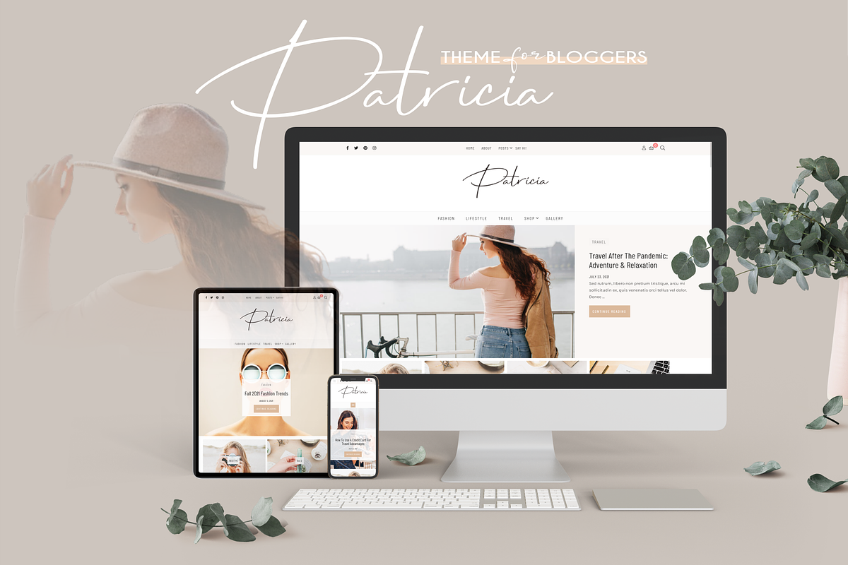 Patricia - WordPress Theme for Bloggers