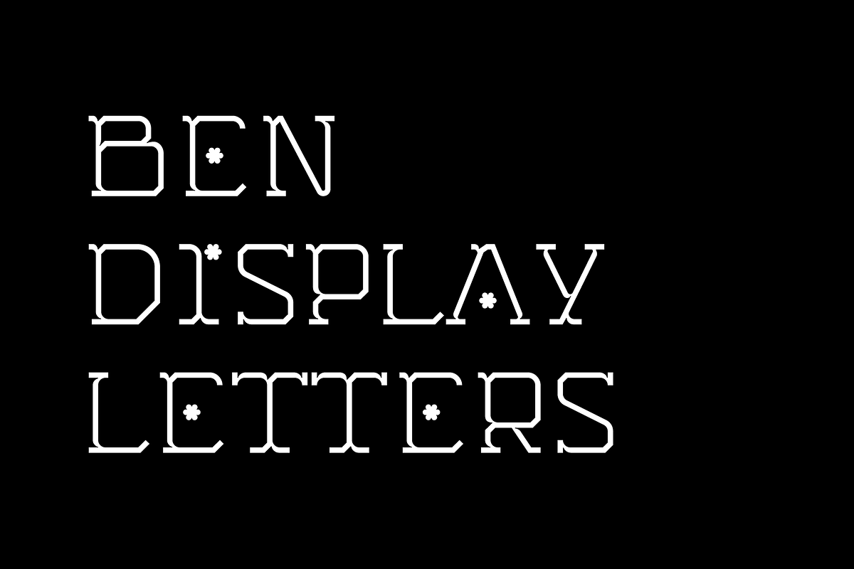 BEN - Typeface, a Sans Serif Font by Dat Do