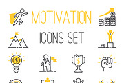 Motivations icons vector set | People Illustrations ~ Creative Market