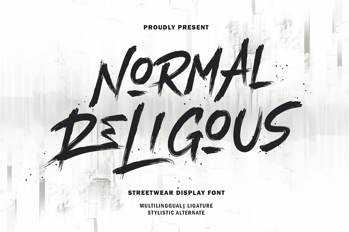 Normal Religous – Streetwear Font