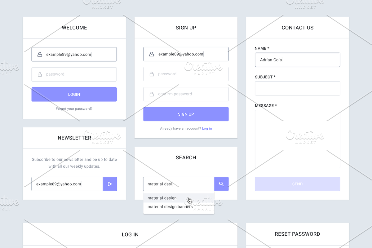 Epic UI Kit + Bootstrap Theme, an UI Kit Template by EpicShop
