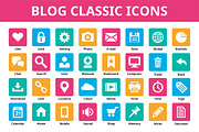 Blog Classic Vector Icons | Icons ~ Creative Market