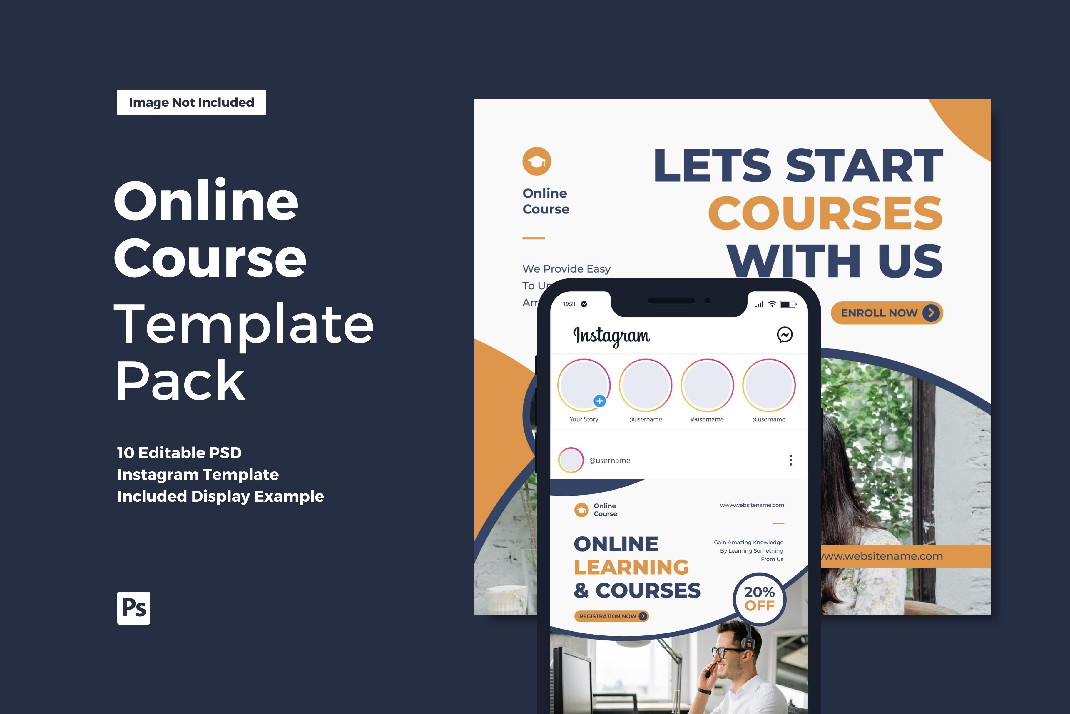 Online Course Instagram Post | Creative Market