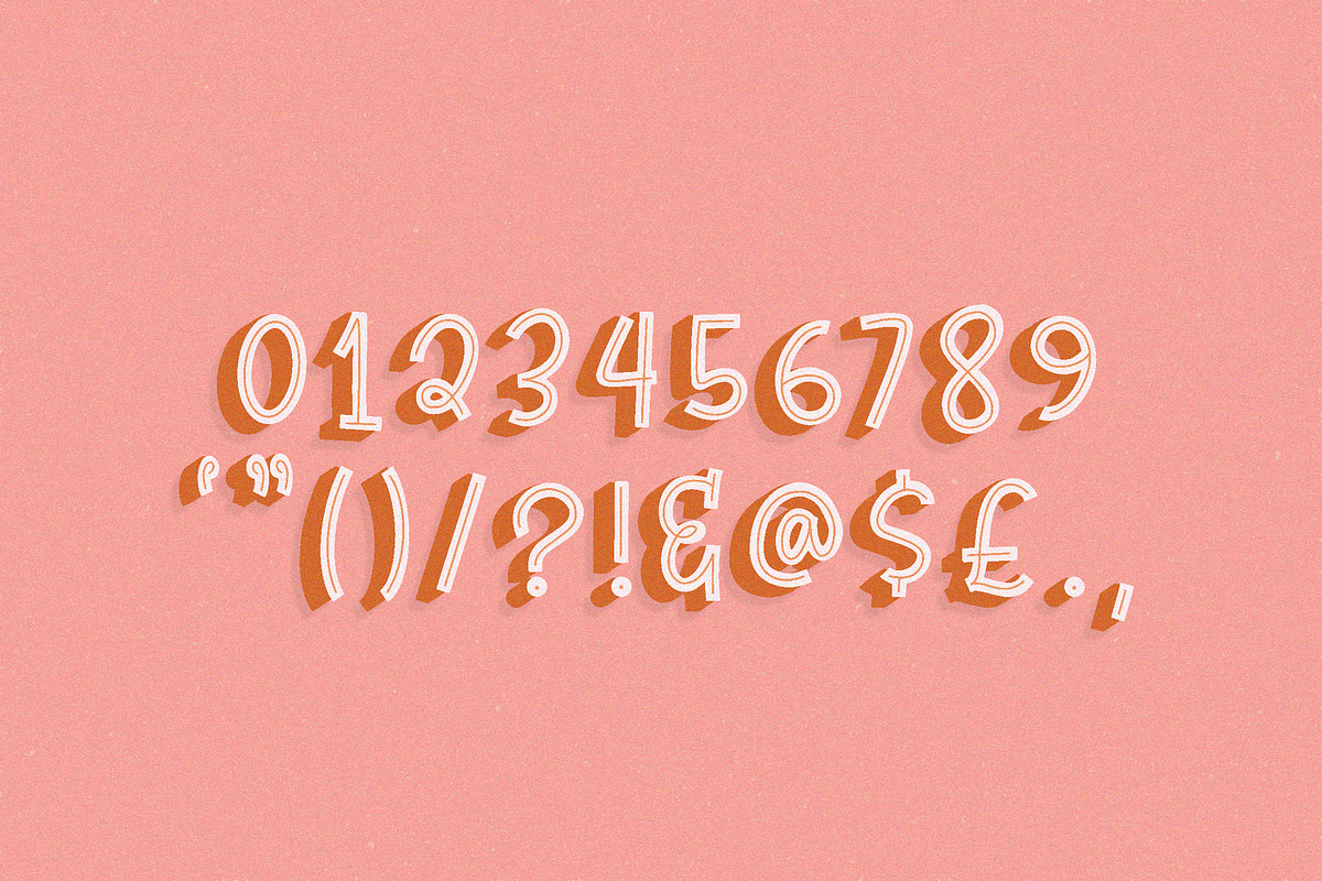 Powerful Layered Font, a Font by Salt & Pepper Designs