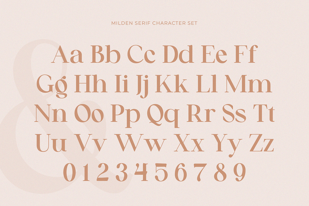 Milden | Fancy Serif Font, a Serif Font by Youthlabs Studio