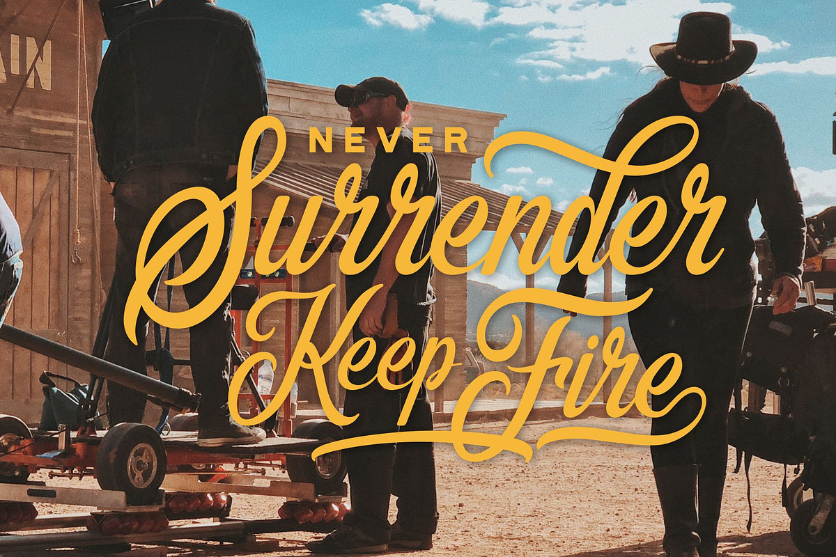 Gorgeous Script, a Script Font by ngene